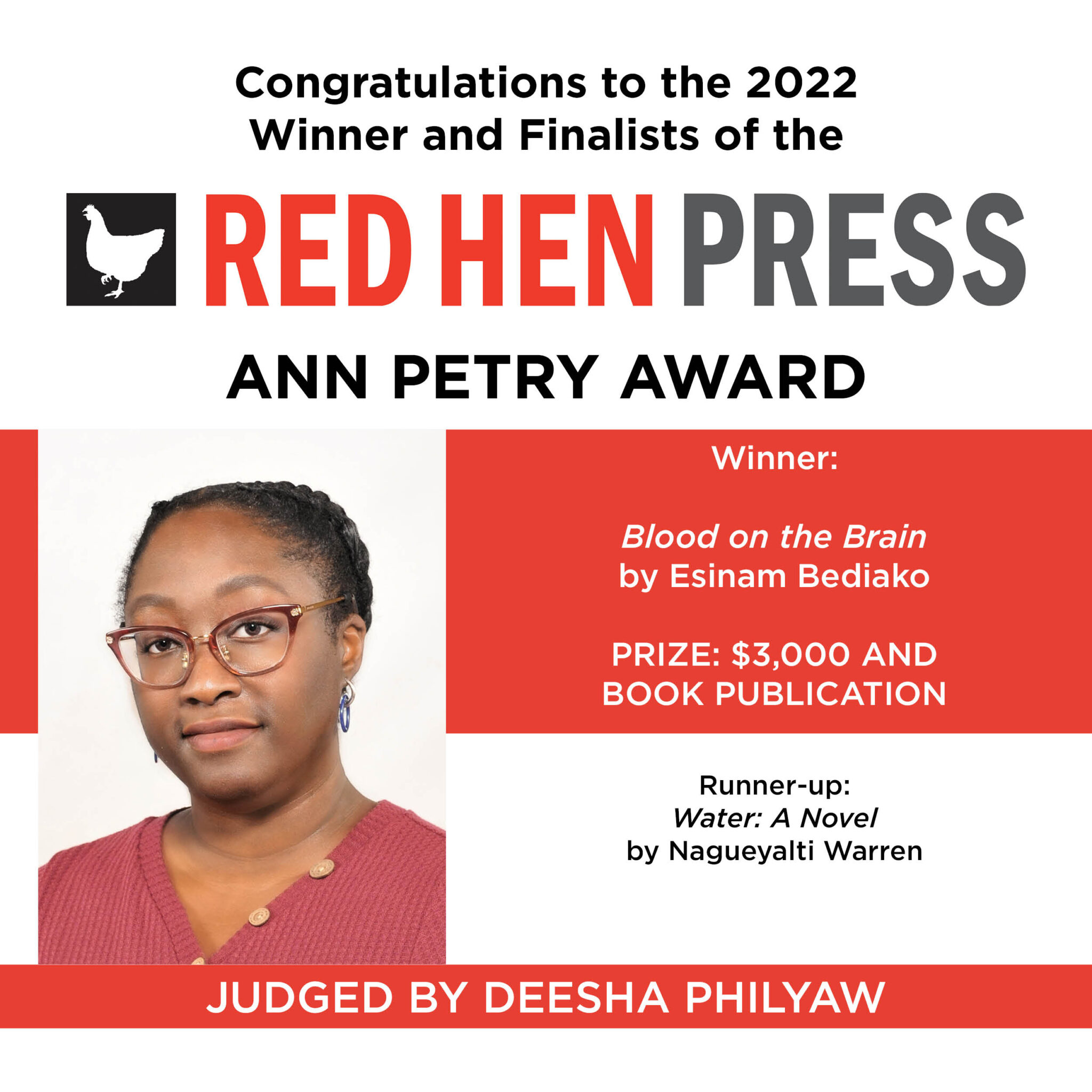 Ann Petry Award - Red Hen Press